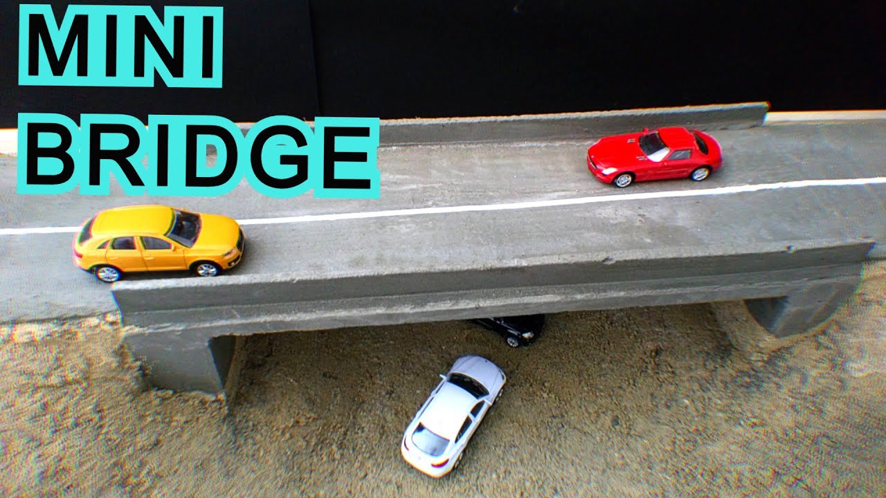 DIY Mini Bridge ∣∣ Concrete Bridge ∣∣ Bridge Construction ll Cement ...