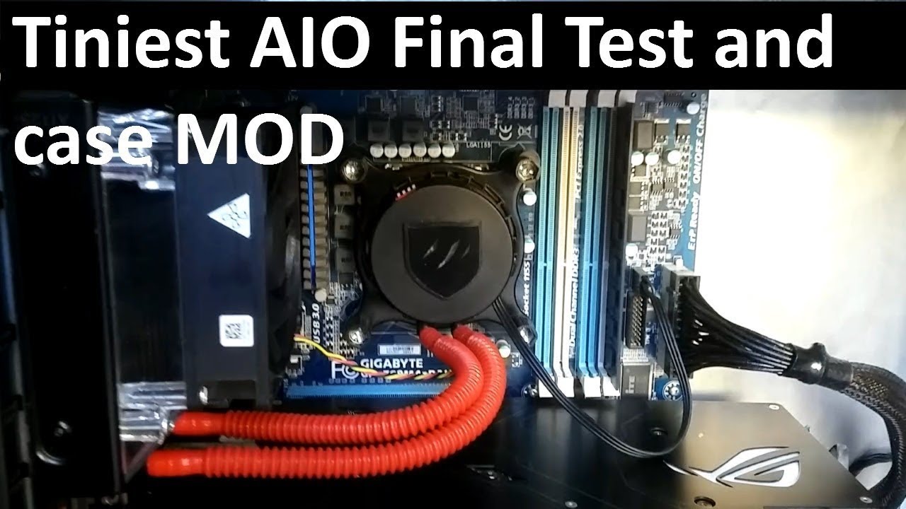 Tiniest AIO Final testing and Channel Case MOD - YouTube