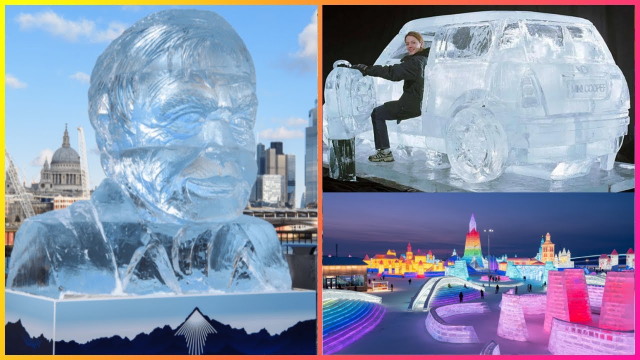 Relaxing & Amazing Creative Ice Sculptures of Creative People💯 | 1 ...