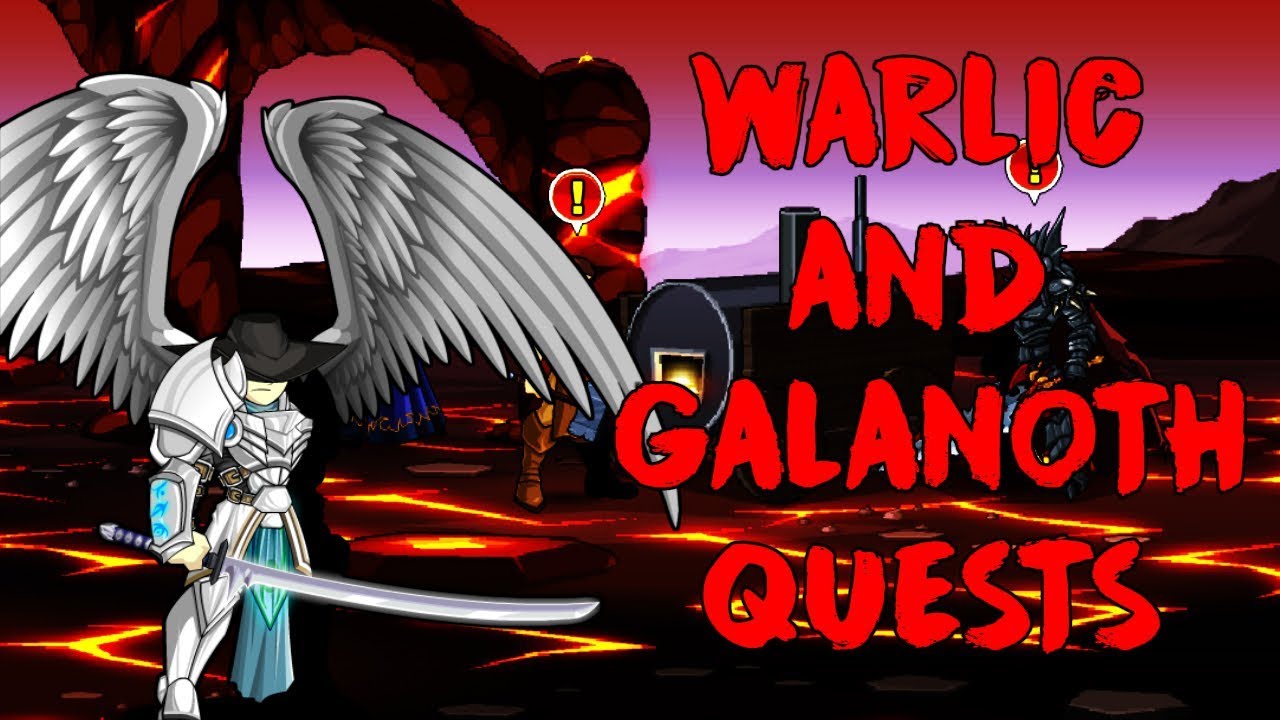 =AQW=WARLIC AND GALANOTH QUESTS (FULL WALKTHROUGH) 2018!!! - YouTube