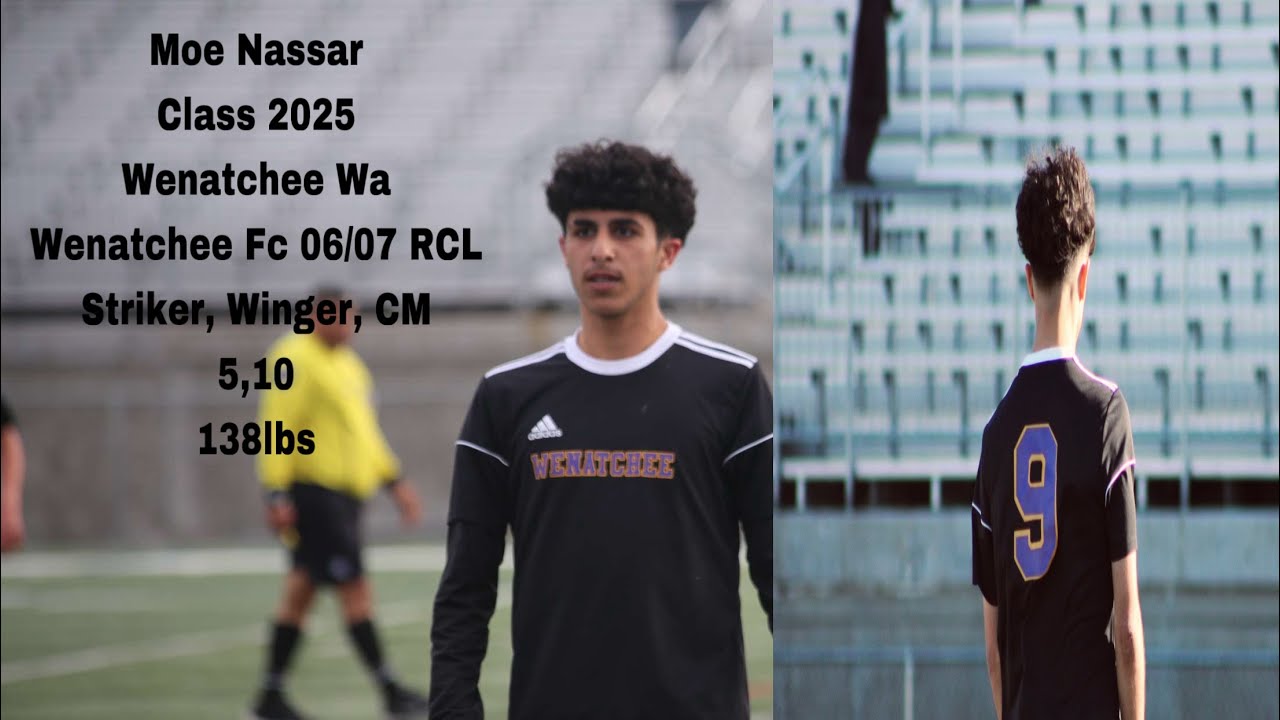 Moe Nassar Junior Year (2024 Wenatchee High School 4a Soccer) - YouTube