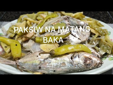 Paksiw na Matang Baka | Fish recipe | @grandma's love - YouTube
