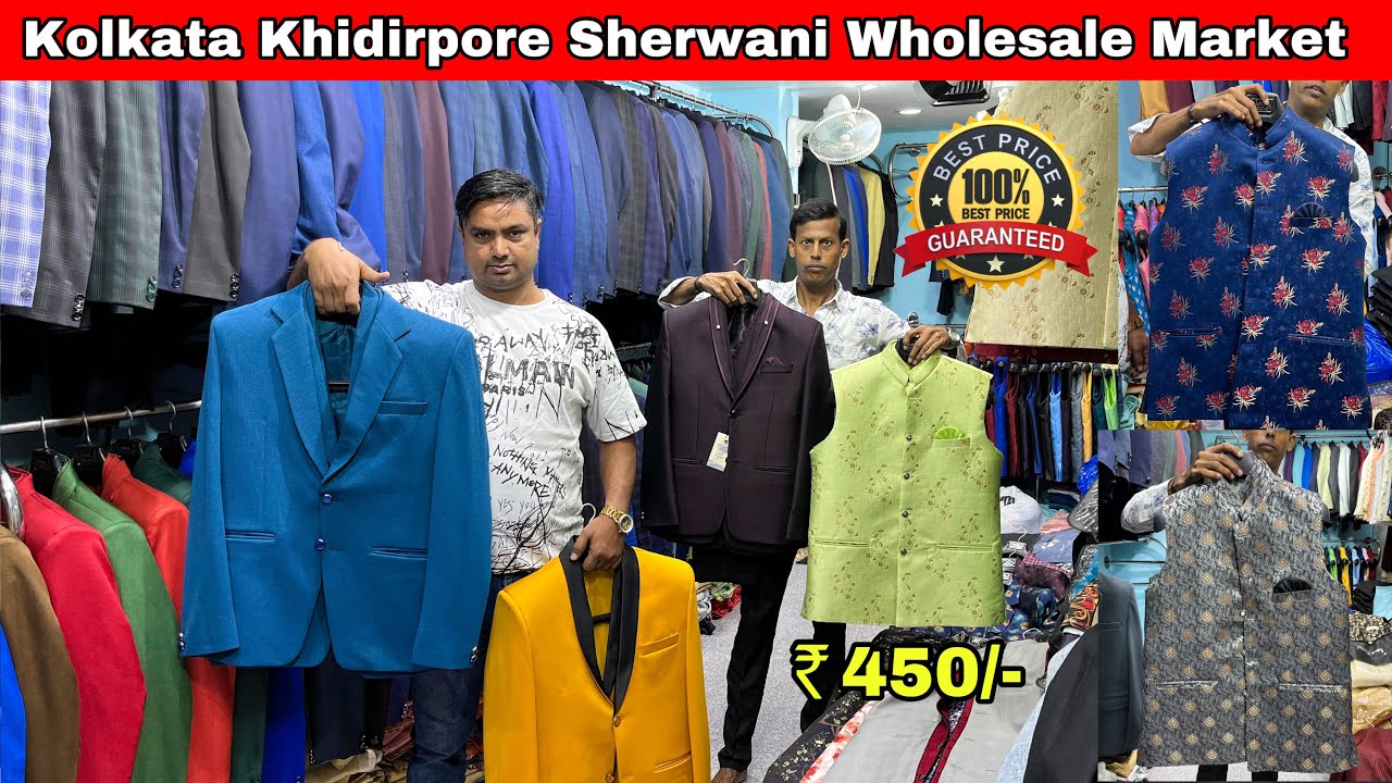 Kolkata Khidirpore Sherwani Market | Wholesale Sherwani Market In ...