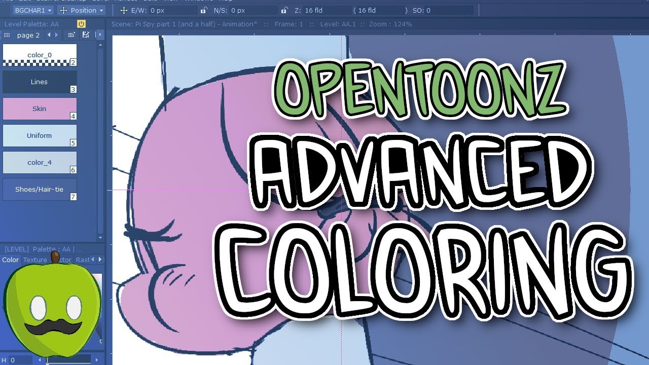 Color Like A Pro In Opentoonz 1.3! - YouTube