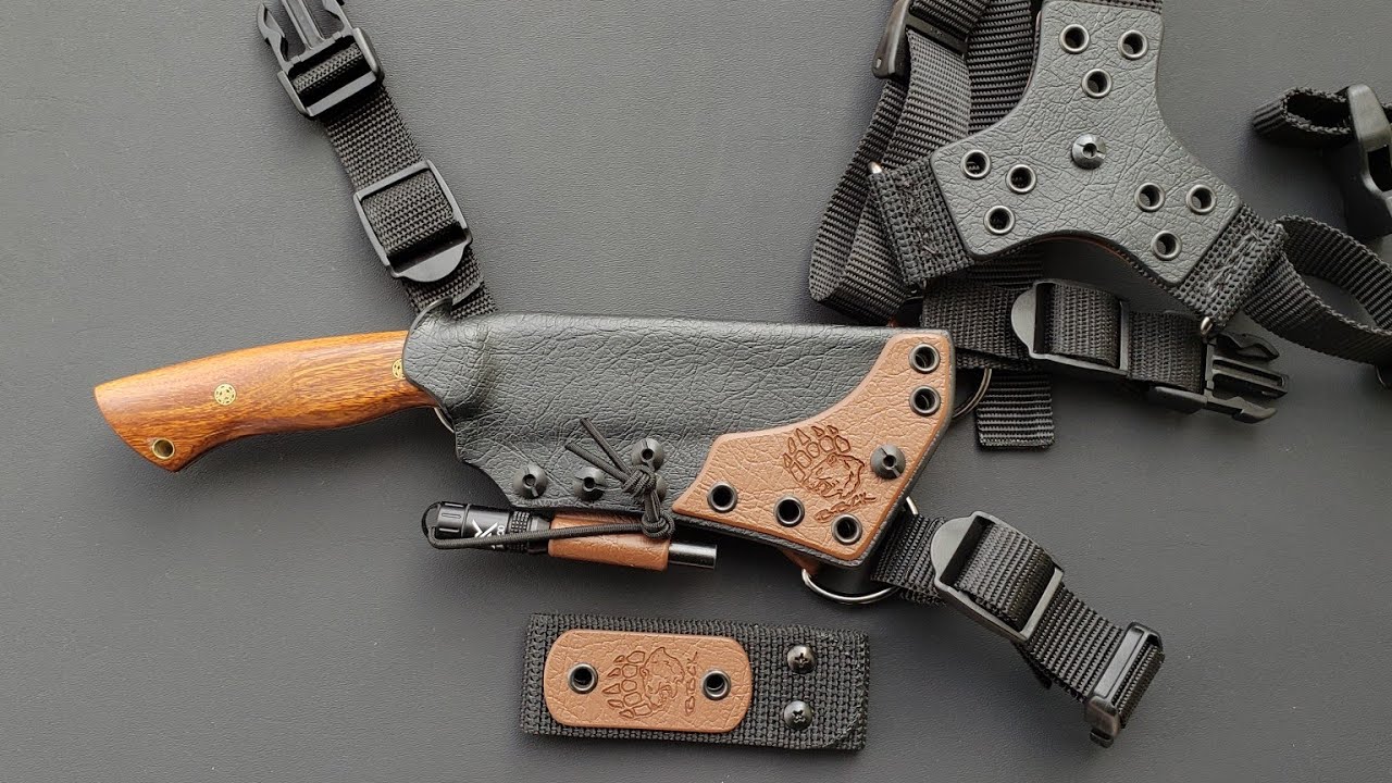 Firekeeper Forge Wilderness EDC Custom Sheath - YouTube