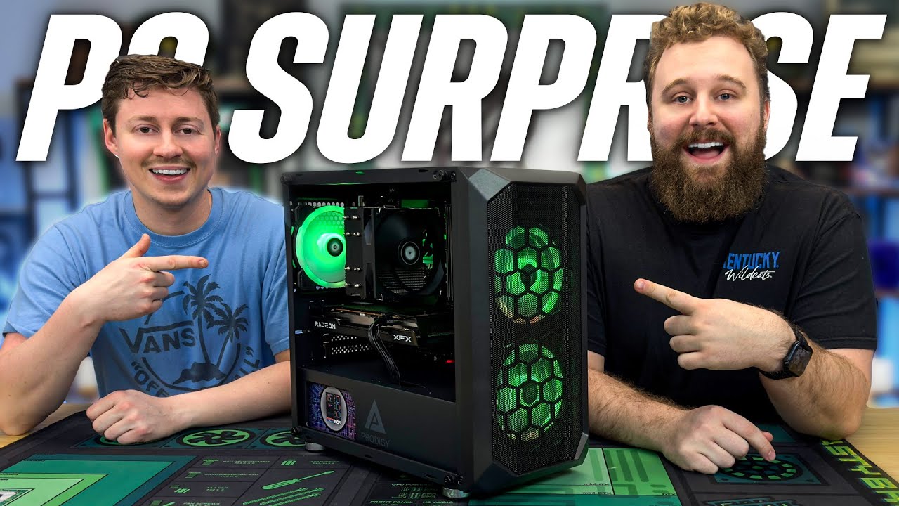 Surprising a Long Time Viewer with a Custom Gaming PC - YouTube