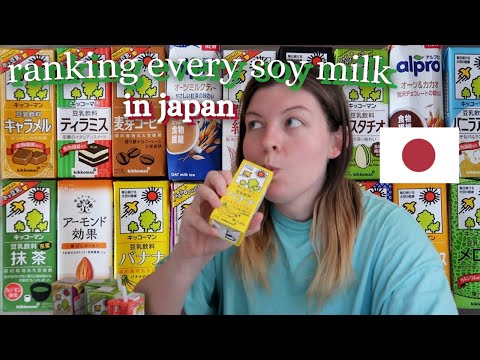 trying EVERY FLAVOUR of soy milk in Japan