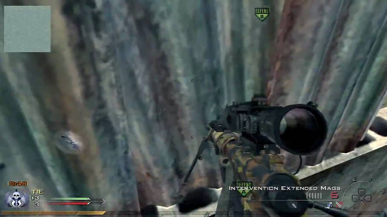 MW2: Noscope Wallbang Hitmarker - YouTube