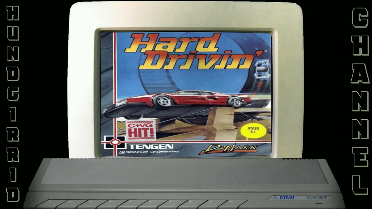 Hard Drivin' - Atari ST / STE - YouTube