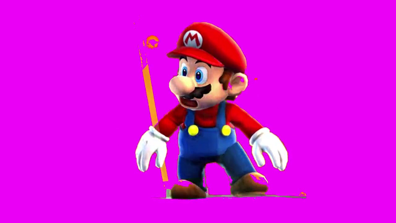 Mario FREAKING pink screen - YouTube