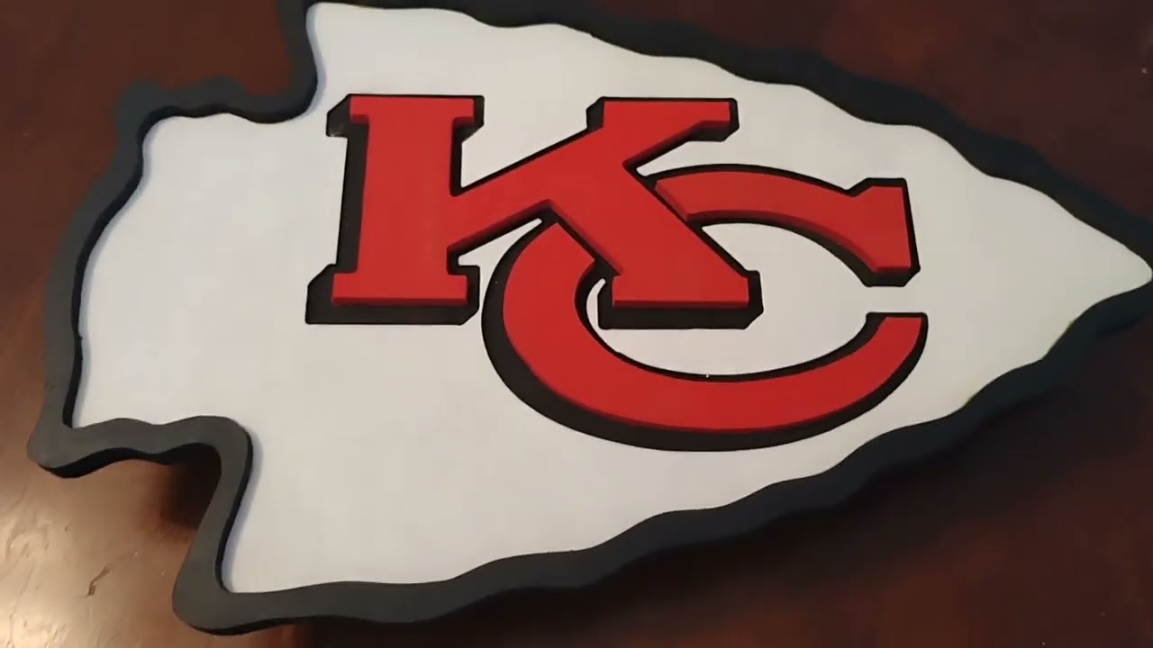 NFL Chiefs Logo made on The CNC - Christmas Gift Ideas - CNC Gift ideas ...