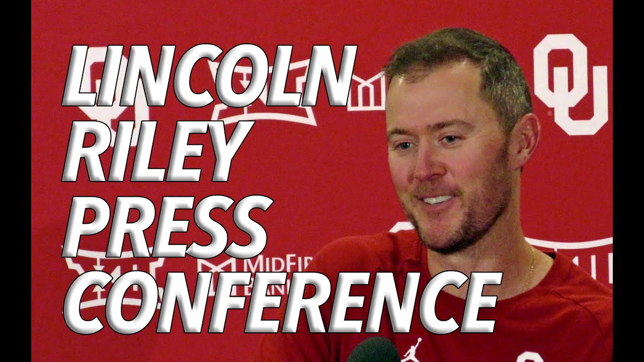 Lincoln Riley Press Conference - YouTube