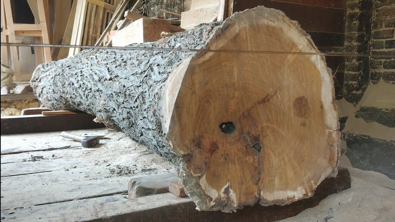 Sawmill Tour : Log Cutting in Slabs | Wood Cutting | Sawmill - YouTube