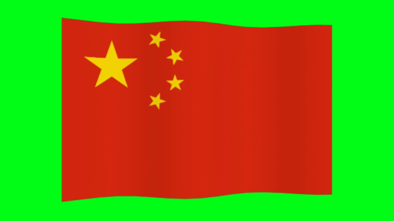 Green Screen China Flag | China Waving Flag |Green Screen China ...
