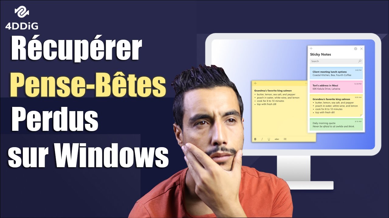 Comment récupérer des Pense-Bêtes perdus sur Windows 10 ? - YouTube