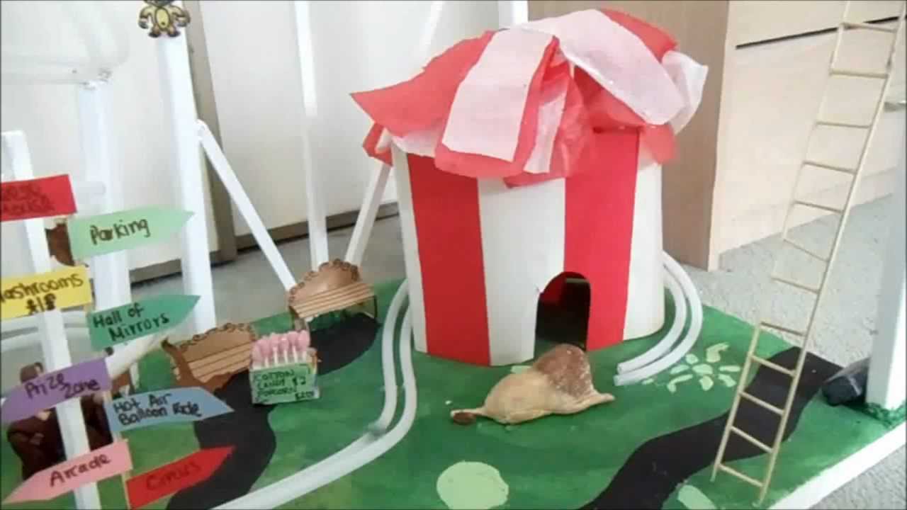 Circus Themed Marble Roller Coaster -Physics 2012 - YouTube