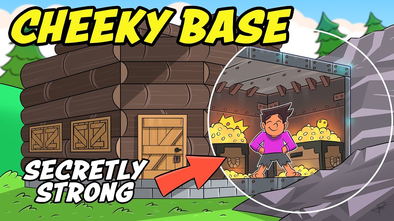 I Built THE CHEEKIEST MOST UNRAIDABLE BASE in Rust - YouTube