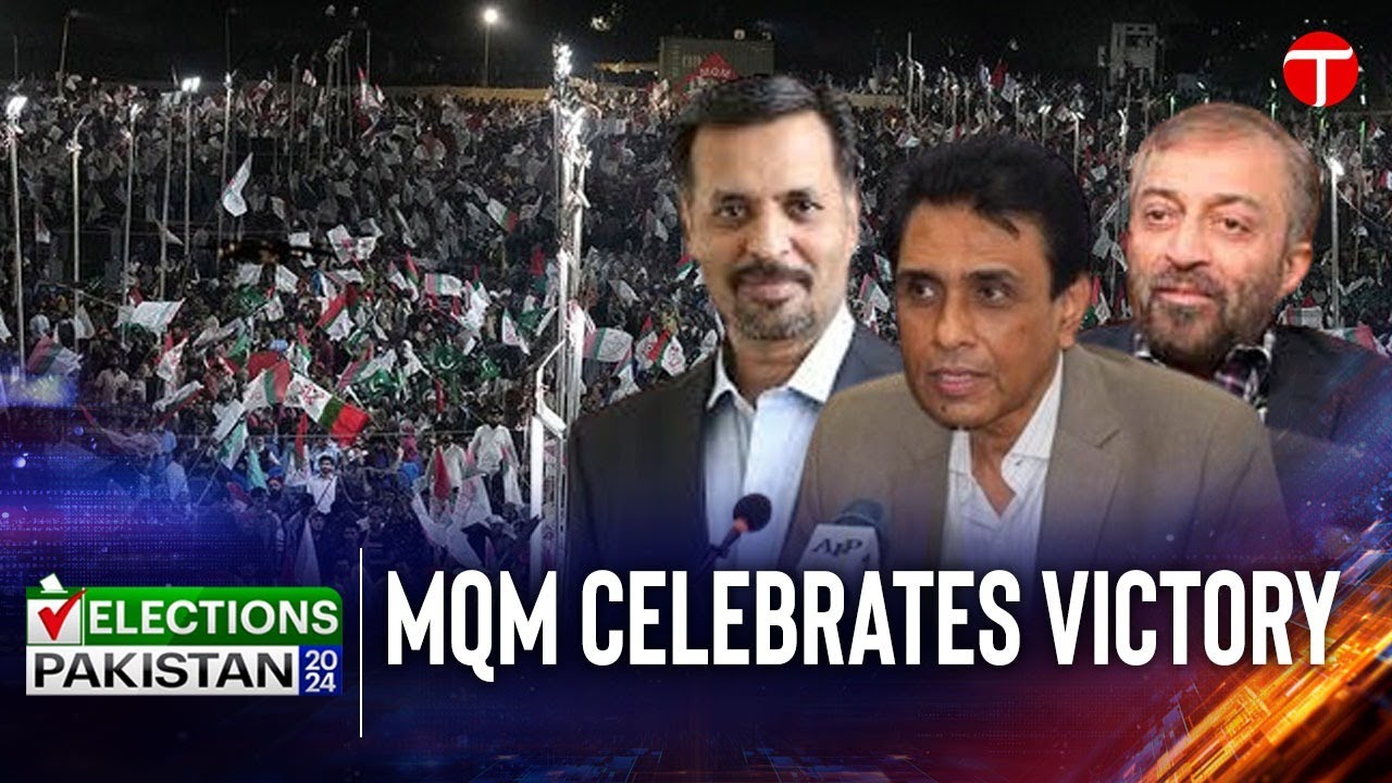 MQM Pakistan Celebrates Election Success in Karachi - YouTube