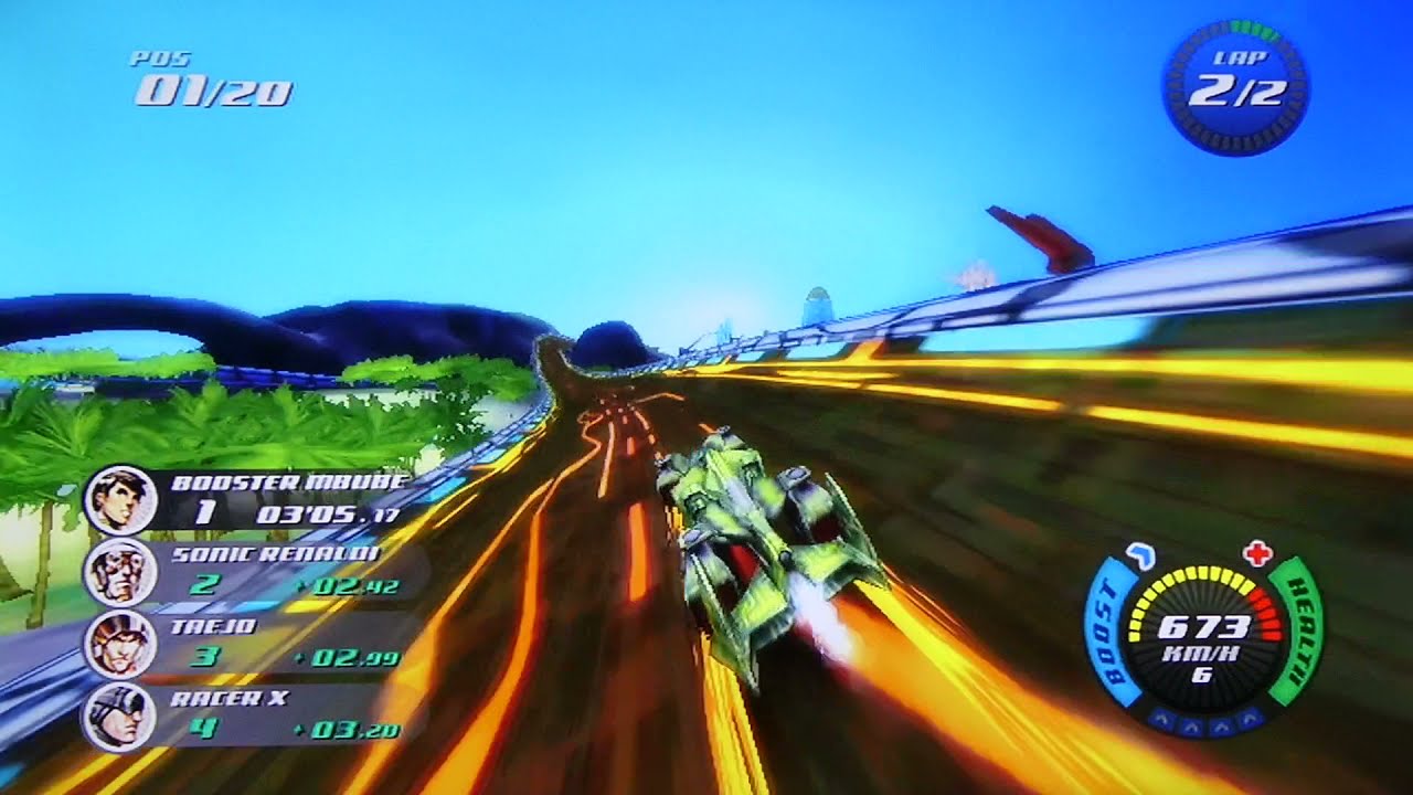 Speed Racer The Videogame Wii Booster Mbube On Fuji Helexicon - YouTube