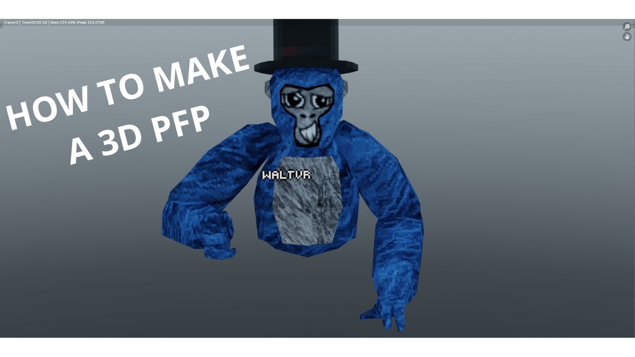 How to make a 3D pfp in Blender! - YouTube