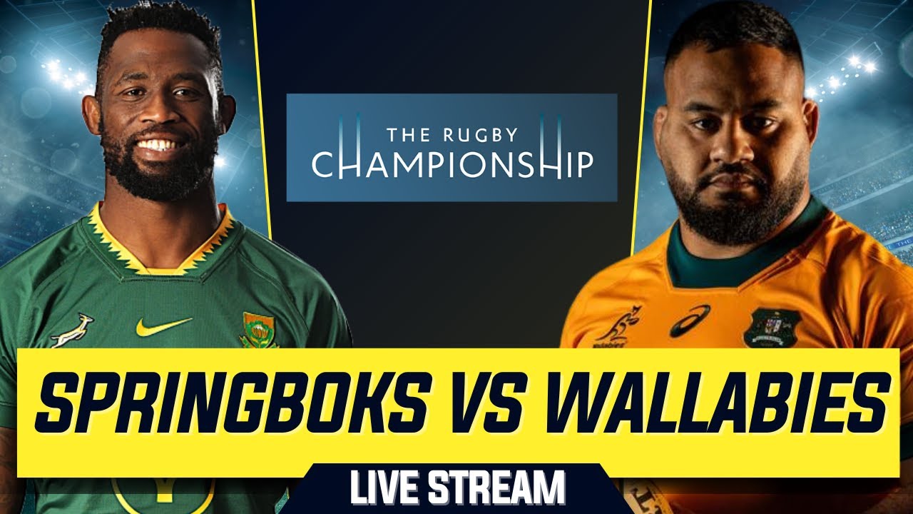 SPRINGBOKS vs WALLABIES 2025 LIVE | Australia vs South Africa Live ...