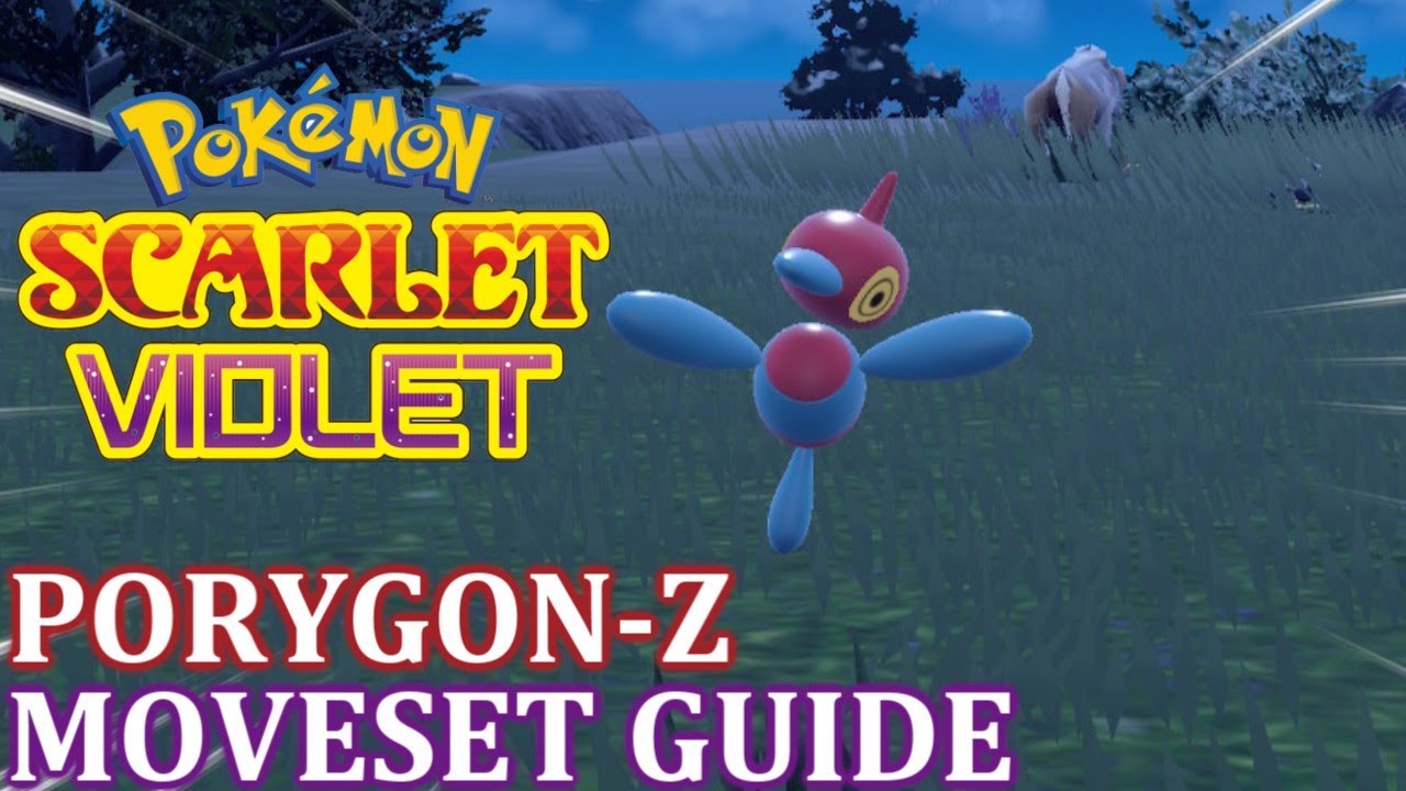 Porygon - Z Moveset Guide - Pokemon Scarlet and Violet - YouTube