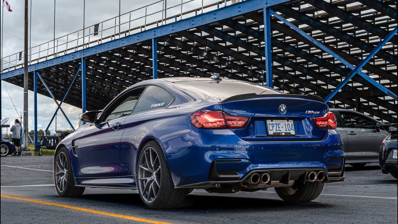 M4CS F82 with Catless Downpipe and FULL Armytrix Exhaust - YouTube