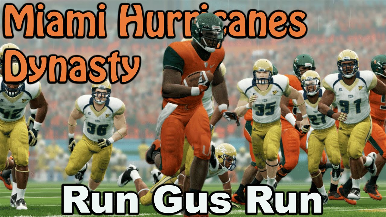 NCAA Football Dynasty | Gus Goes Bus vs GT | Its All About The U Epi 6 ...