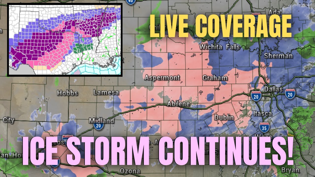 Live Coverage Crippling Ice Storm Continues Across The Southern U S