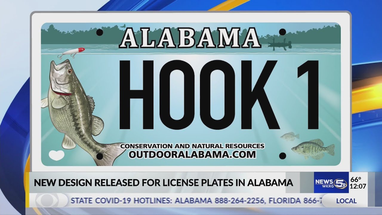 New design released for Alabama license plates - YouTube