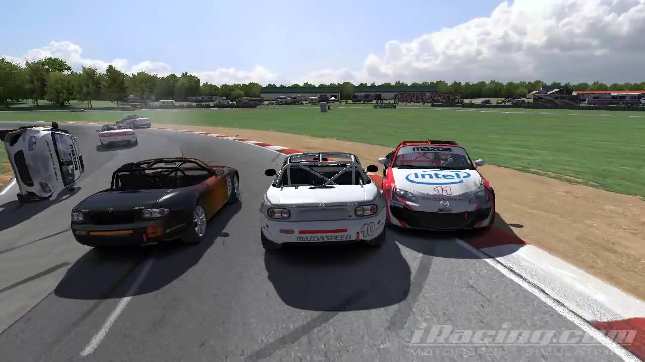 iRacing: 15km/h , 4x and dead car - YouTube