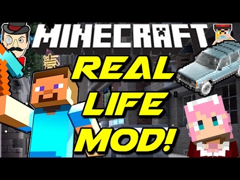 Minecraft REAL LIFE Mod! Talking Robots, Toilets, Trucks, Feelings ...