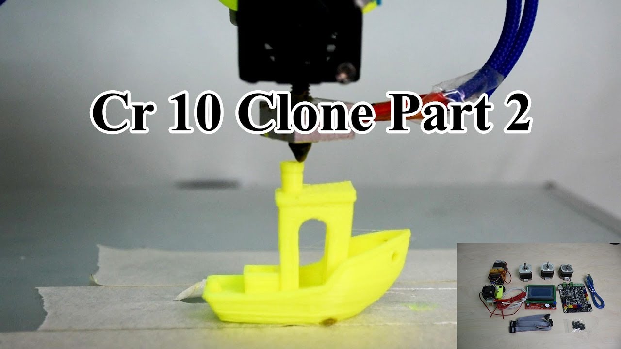 Cr 10 3D printer clone part 2 - YouTube