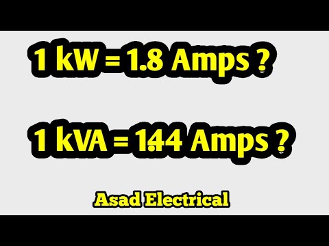 How Much Amps in 1 Kilowatt ? How much amps in 1 KVA ? 1kW to Amps ...