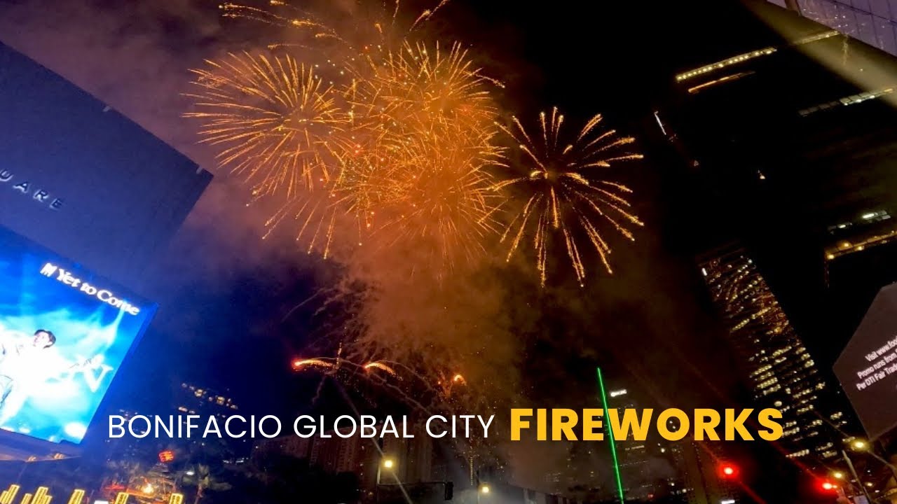 EXPERIENCE BGC FIREWORKS EVERY FRIDAY! - YouTube