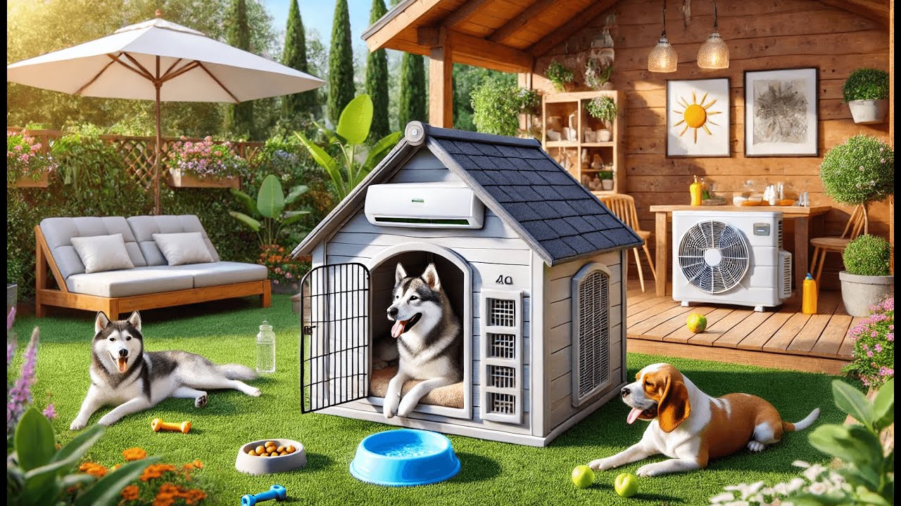 🏠 Pet Life 'Hush Puppy' Electric Heating and Cooling Smart House | Best ...
