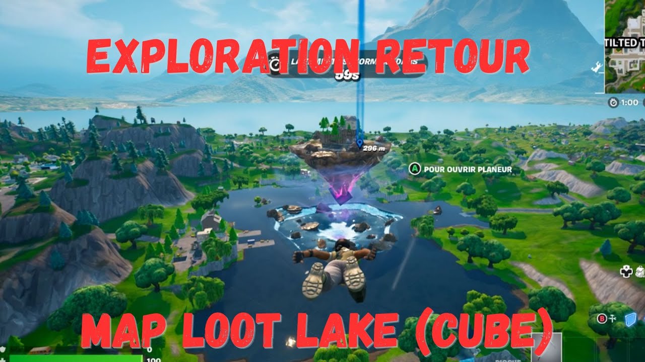 REDECOUVERTE MAP LOOT LAKE CUBE SUR FORTNITE Retour battle royal ...