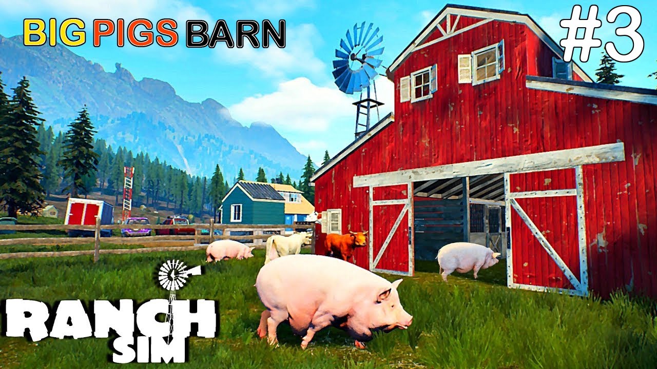 I Buildade Big Pigs Barn House | Ranch Simulator s2 #3 - YouTube