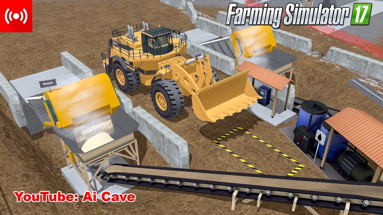 Farming Simulator 17 - New Mining mods and cement production. - YouTube