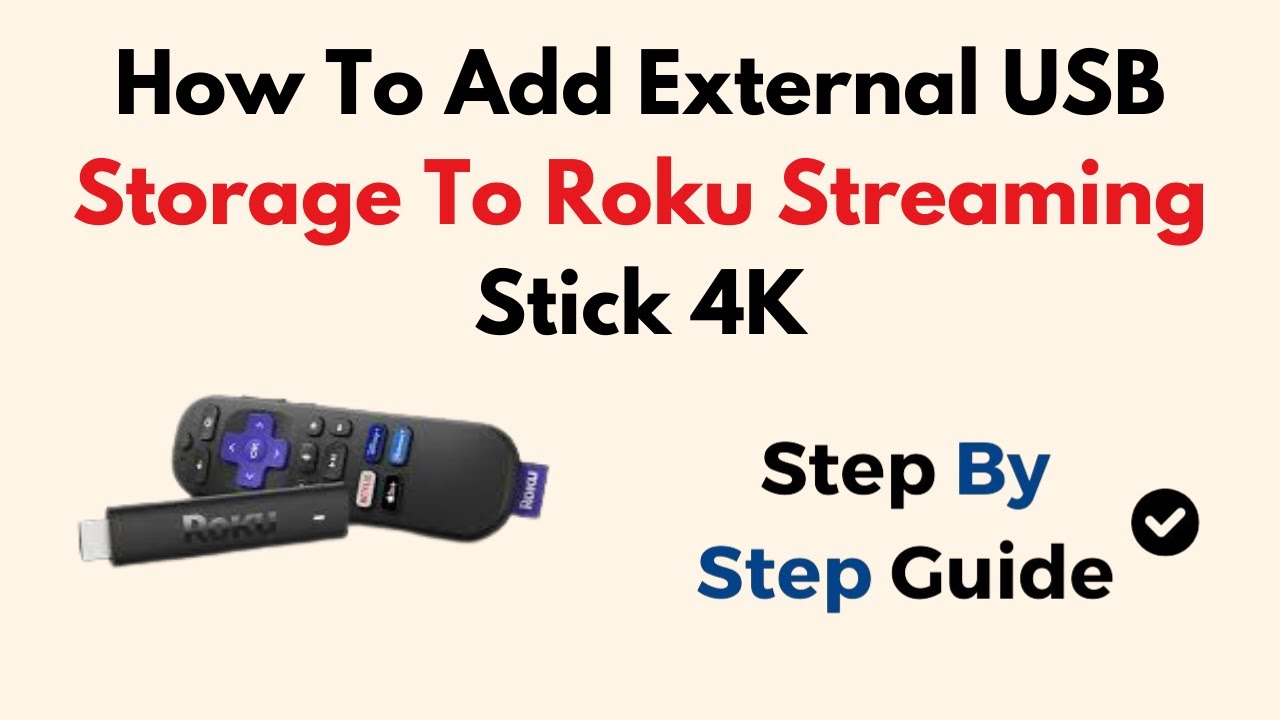 How To Add External USB Storage To Roku Streaming Stick 4K - YouTube