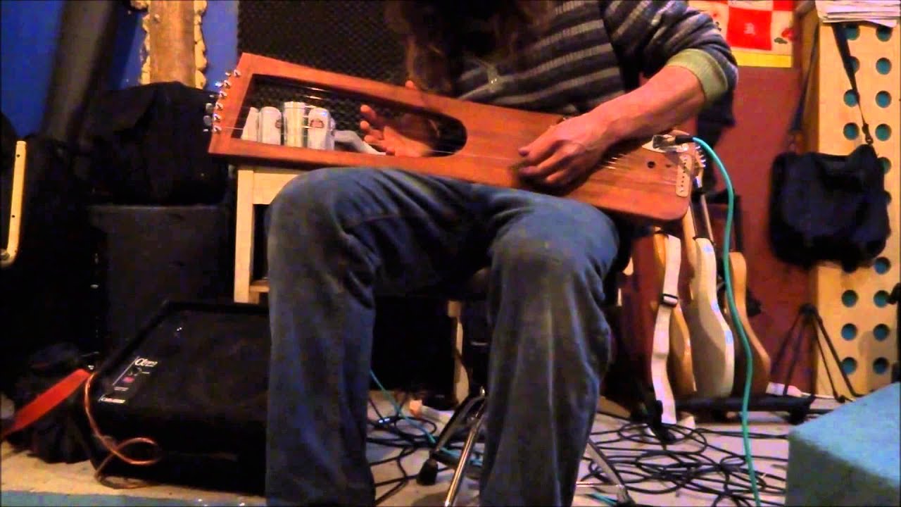 the stryre, a solid electric saxon lyre from stryre instruments - YouTube