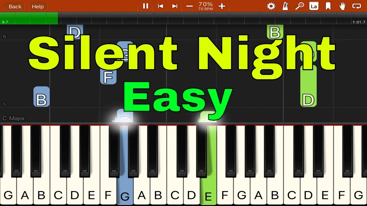 Silent Night - How to Play Piano for Beginners - YouTube