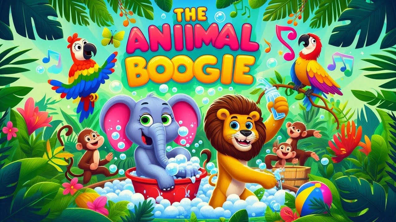 The Animal Boogie – Fun Kids Sing-Along | Elephant, Monkey, Parrot ...