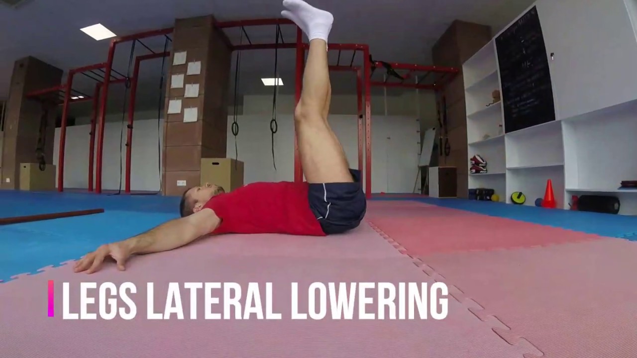 LEGS LATERAL LOWERING - Top Gym - YouTube