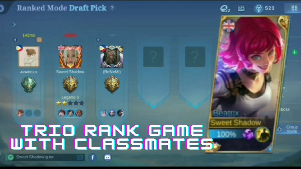 Trio Rank Game with my Classmates - YouTube