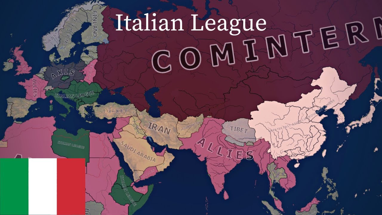 Italian League - HOI4 Timelapse - YouTube