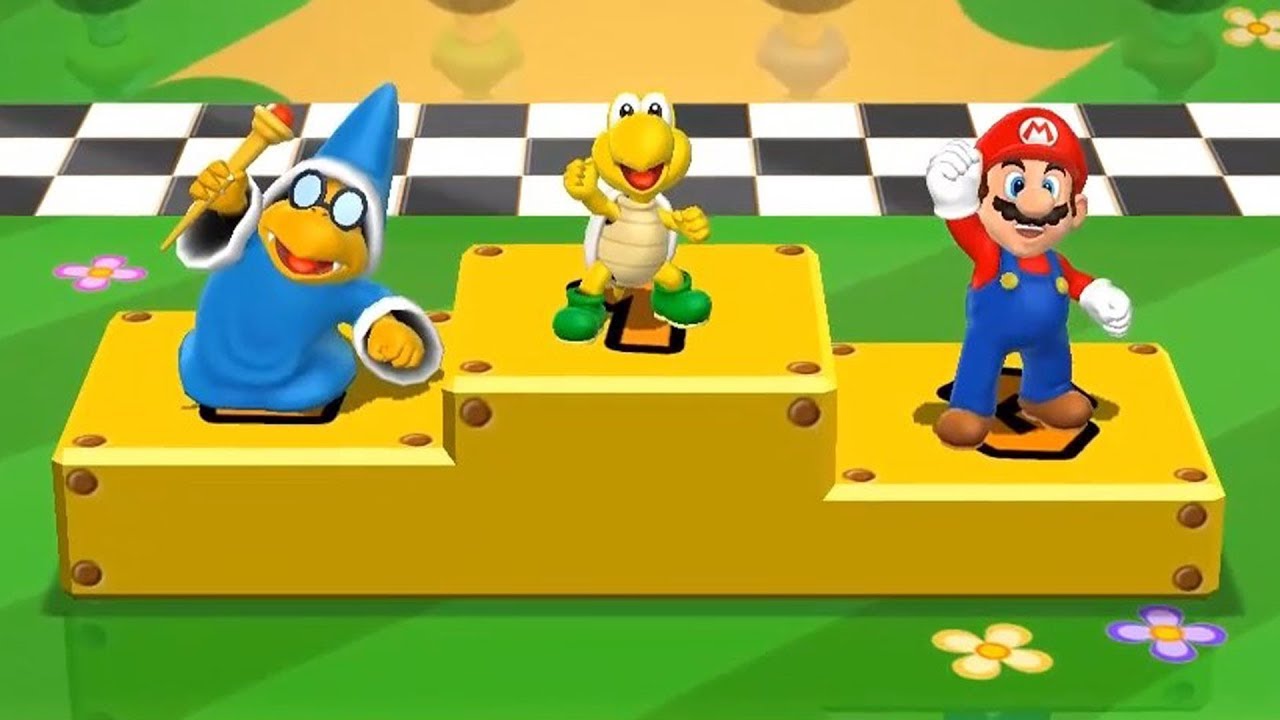 Mario Party 9 High Rollers - Koopa vs Mario vs Kamek vs Wario Gameplay ...