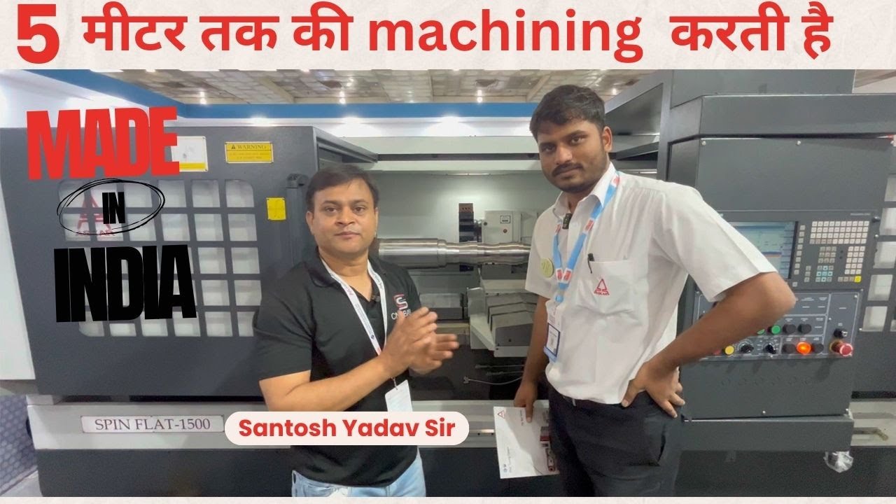 Made In India Cnc Machine Santosh Yadav Cnc Basic Cnc Job Work Youtube