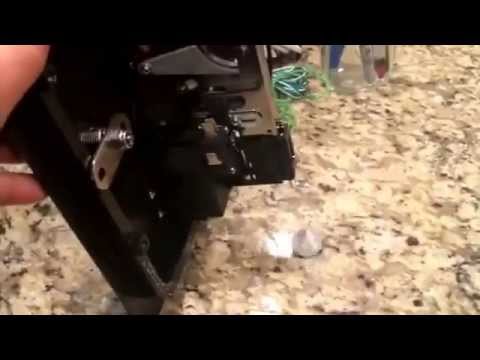Demonstration of how an arcade coin door works... - YouTube