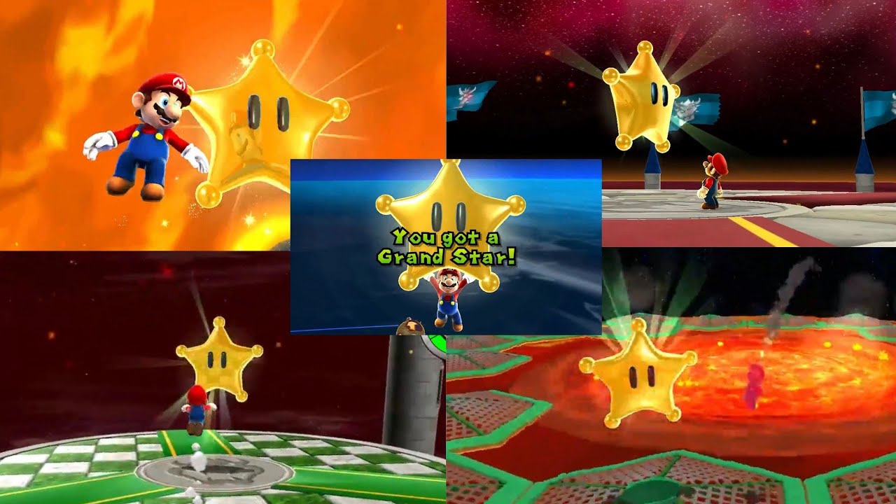 [Almost] Every Grand Star get! || Super Mario Galaxy (Super Mario 3D ...